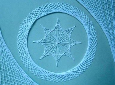Straight Into The Eye Art Design String Art Using Acrylic Paint