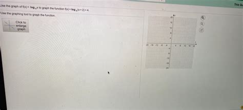 Solved This Qu Use The Graph Of Fx Log X To Graph The