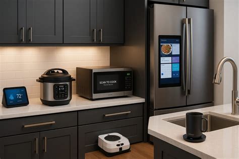How To Build A Smart Kitchen With These Amazon Finds Guidantech Smart Gadgets Tech Reviews