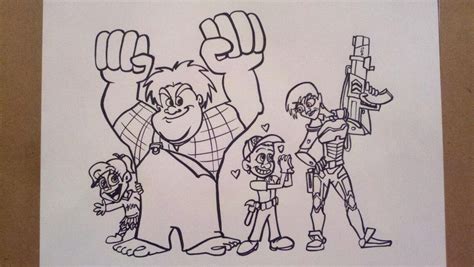 Wreck It Ralph Cast By Artbylukeski On Deviantart