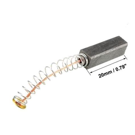 Happy MAP Balai Charbon Moteur Électrique 20mm x 6mm x 6mm Outil