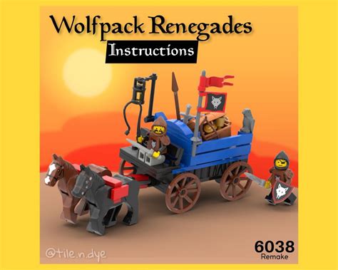 Lego Moc 6038 Wolfpack Renegades Lego Medieval Moc Instructions By