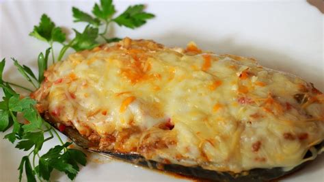 Ну оОчень вкусные Фаршированные Баклажаны запеченные в духовке