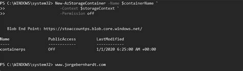 Azure Storage Managing Containers And Blobs · Jorge Bernhardt