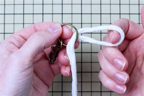 DIY Macrame Diamond Keychain Free Pattern Video Marching North