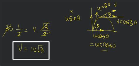 A Projectile Is Projected From Ground At An Angle 45 { Circ} With Horizon