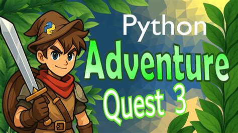 Python Adventure Quest A Text Based Game 3 Youtube