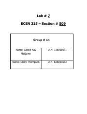 Ecen Lab Pdf Lab Ecen Section Group Name