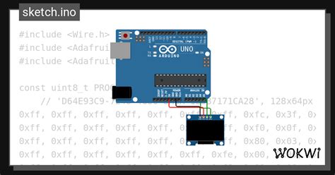 Ssd1306 Logo U8GLIB Wokwi Arduino And ESP32 Simulator