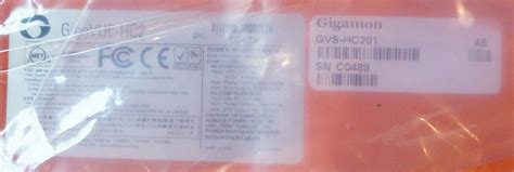 Gigamon Modular Network Visibility Fabric Node Switch Gvs Hc201 Gigavue
