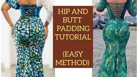 HOW TO MAKE HIP AND BUTT PADDING TUTORIAL EASY METHOD Beginners Tutorial YouTube