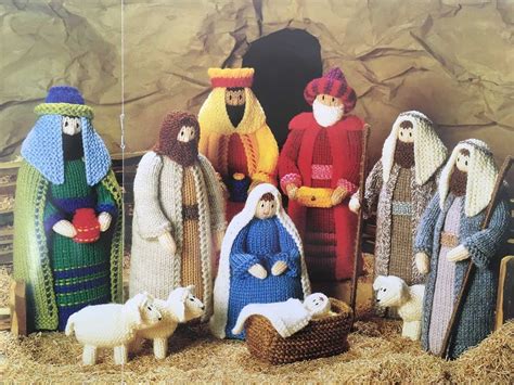 Free Pattern For Knitted Nativity Scene