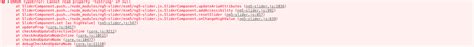 Set Range Slider Min Max Value To Null Will Get ToString Js Error
