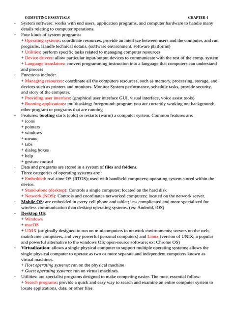 Computing Essentials Ch 4 Pdf