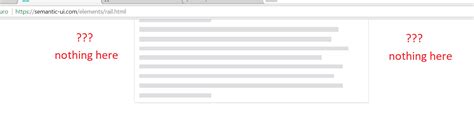 rails are not working as they suppose to on semantic ui website · issue