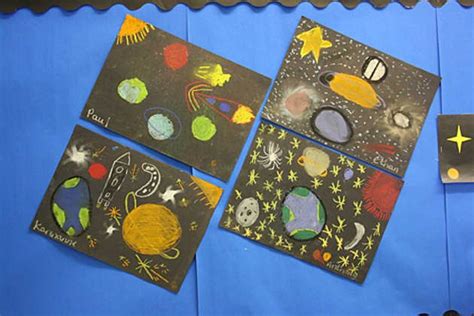 Space Art Display Classroom Display Class Display Space Planet