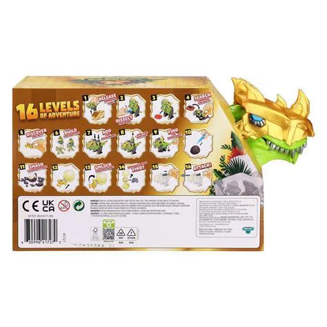 Treasure X Dino Gold Dino Dissection Battle Rex Set Moose Toys Toywiz