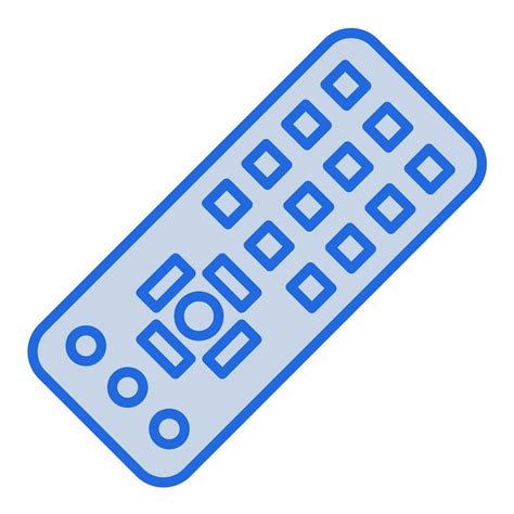 Premium Vector Remote Blue Tone Illustration