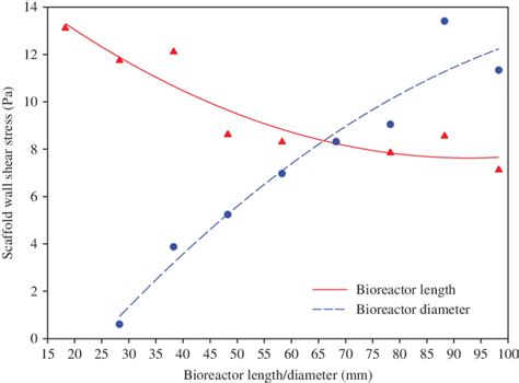 Influence Of Bioreactor Dimensions On The Scaffold Shear Stress Download High Resolution
