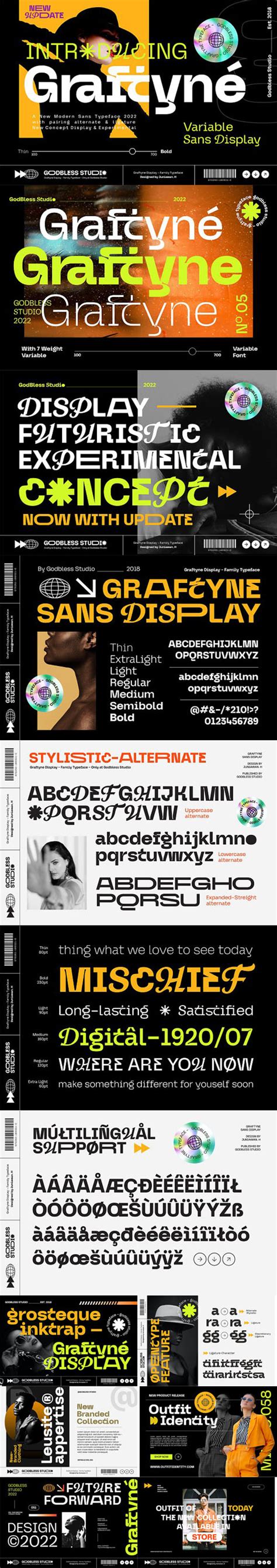 Graftyne Sans Serif Typeface NULLED Org Best Files Everyday