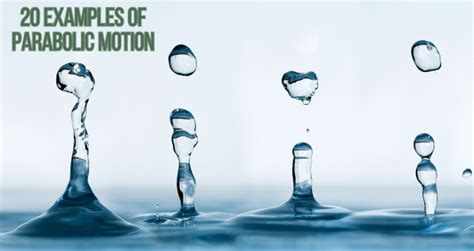 20 Examples Of Parabolic Motion Vivid Examples