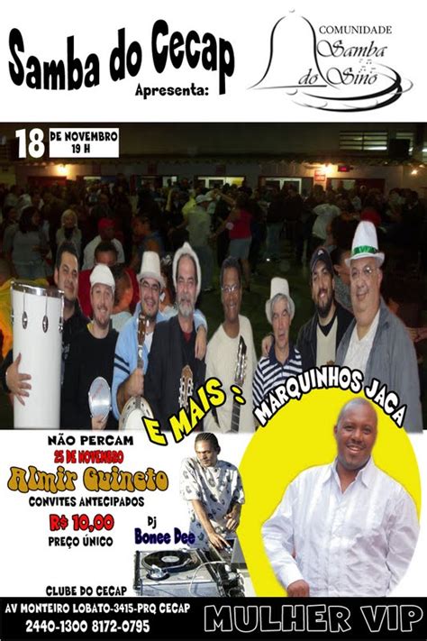 Samba Do Sino Movimento Cultural SAMBA DO CECAP Convida SAMBA DO SINO