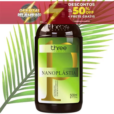 Escova Progressiva Nanoplastia Organica Sem Formol Liso Extremo