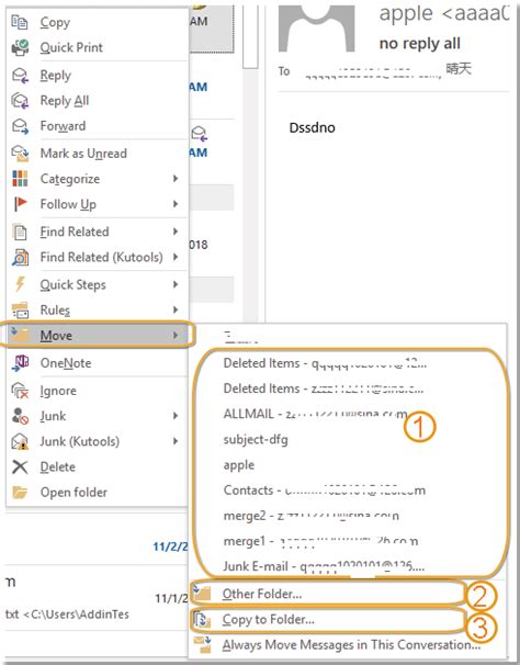 How To Save One Or All Sent Items To Different Folder In Outlook