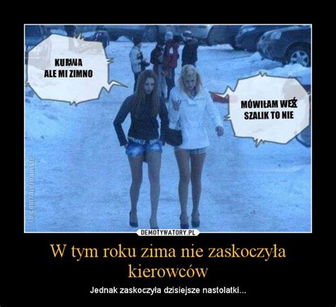 W tym roku zima nie zaskoczyła kierowców Demotywatory pl