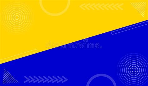Minimal Geometric Background Modern Elements With Fluid Gradient Stock Illustration
