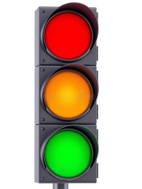 Feux De Signalisation Illustration Stock Illustration Du Noir 18187176