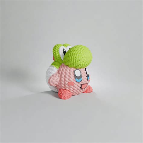 🗝️ Kirby Yoshi Crochet Knitted Stl And 3mf Multicolor・ 3mf File For 3d