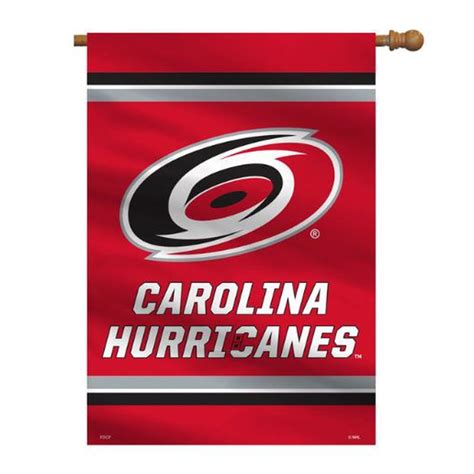 House Flag Carolina Hurricanes 2 Sided Cardiacs Sports And Memorabilia