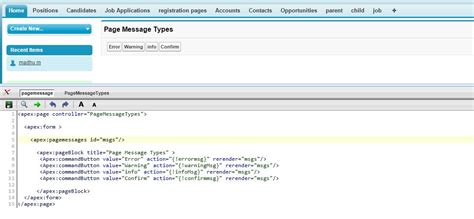 How To Display Error Messages In Visualforce Page In Salesforce Madhus