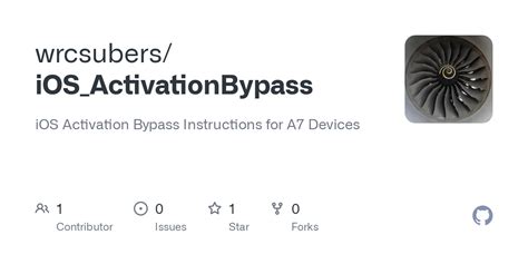Github Wrcsubersiosactivationbypass Ios Activation Bypass Instructions For A7 Devices