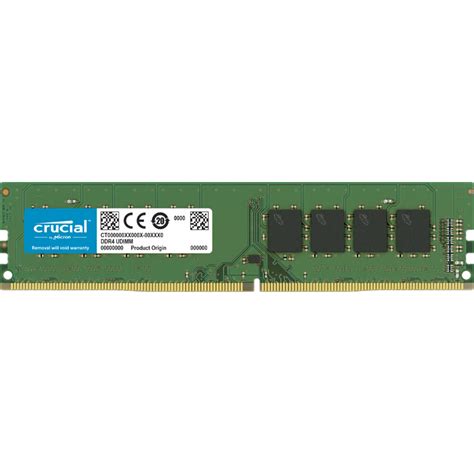 crucial 16gb desktop ddr4 3200 mhz udimm memory ct16g4dfra32a