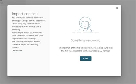 uploading customers file to ms bookings microsoft community hub