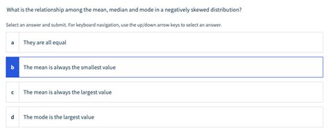 Solved What Is The Relationship Among The Mean Median And Chegg Com