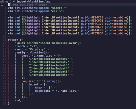 The Plugin Indent Blankline V3 Does Not Work For Tex Files But