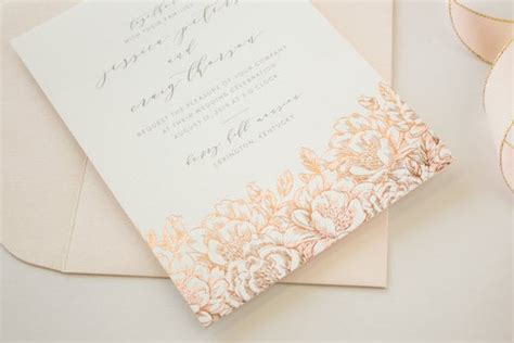 21 Gorgeous Gold Foil Printed Wedding Invitations