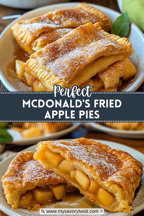 Mcdonalds Fried Apple Pies Recipe Fried Apples Fried Apple Pies