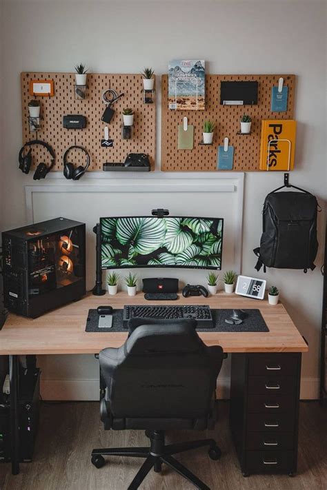 Home Office Workspace Desk Setup Tour Diy deko fürs zimmer