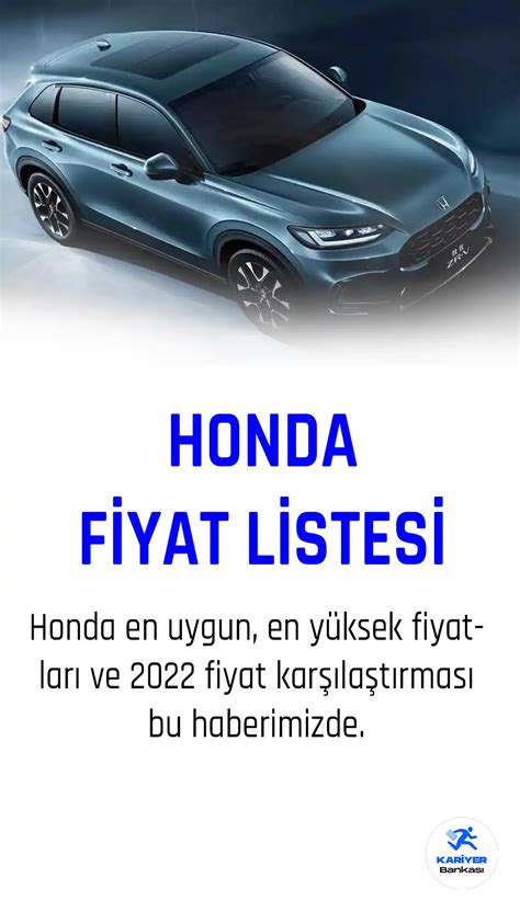 Honda Şubat 2023 Fiyat Listesi