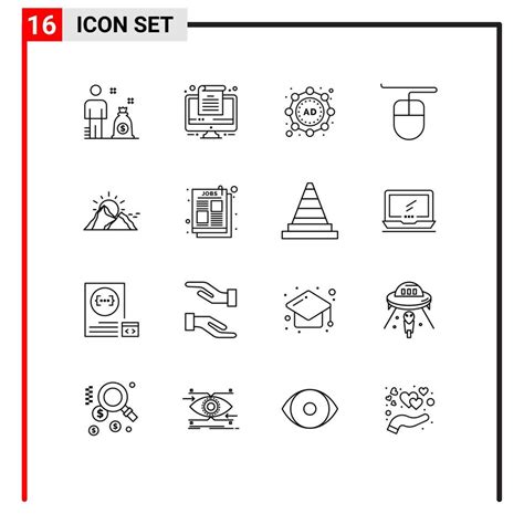 Universal Outlines Set For Web And Mobile Applications Article Sun