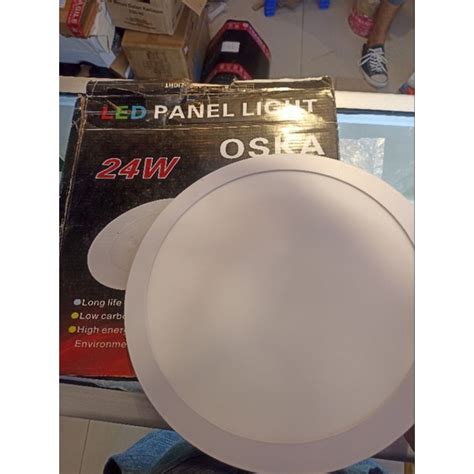Jual Lampu Oska Panel Led Plafon Inbow Tempel Watt W Watt W Bulat Shopee Indonesia