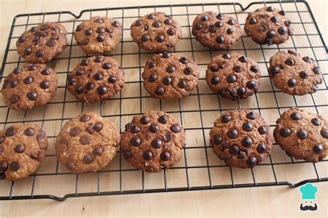 Galletas veganas de avena y chocolate Receta FÁCIL y SALUDABLE