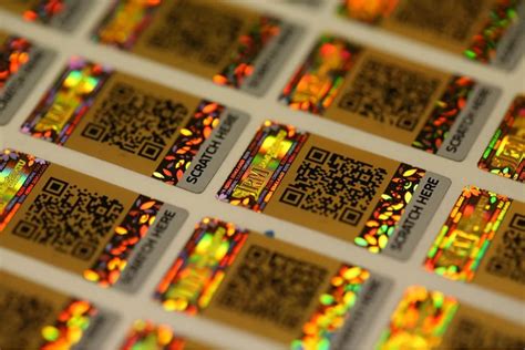 Variable Qr Code Scratch Security Hologram At ₹ 3sheet सिक्योरिटी होलोग्राम In Noida Id
