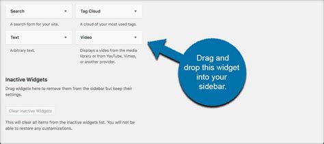 how to add a wordpress youtube widget for the sidebar greengeeks