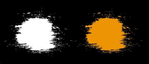 페인트 스플래시 브러시 스트로크 프리미엄 벡터