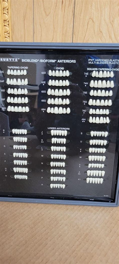 Dentsply Trubyte Bioblend Bioform Anterior Mould Guide Expanded Set Gotahaveitdental